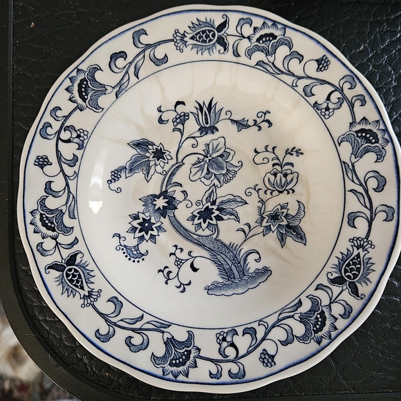 Nikko Ceramics | Dining | Nikko Ceramics Blue And White Floral Plate ...